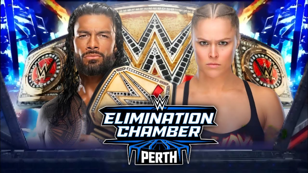 Roman Reigns vs Ronda Rousey Undisputed Universal Title Full Match WWE ...