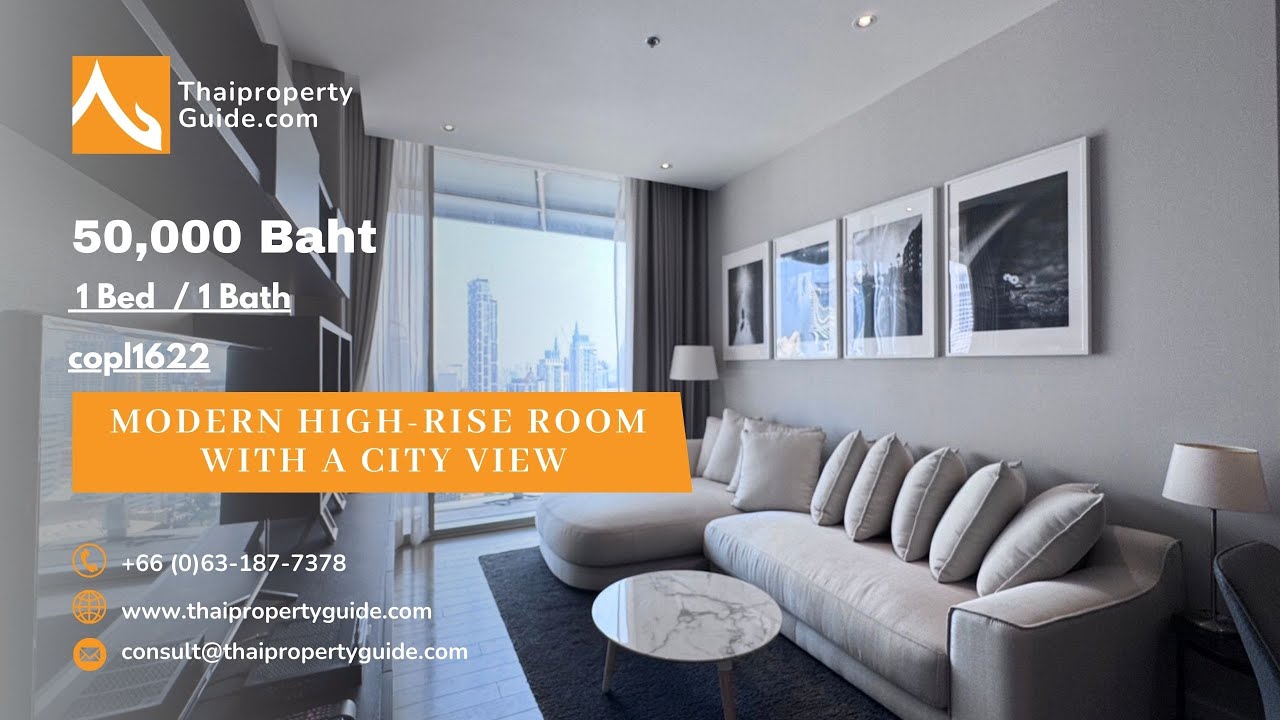 Modern High-Rise Room with a City View, Bangkok Thailand - YouTube