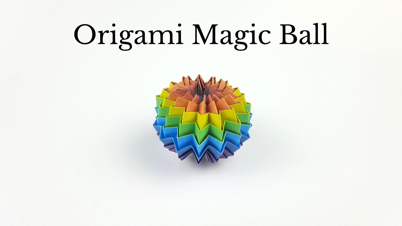 Origami Magic Ball Tutorial - DIY Easy Paper Crafts - YouTube
