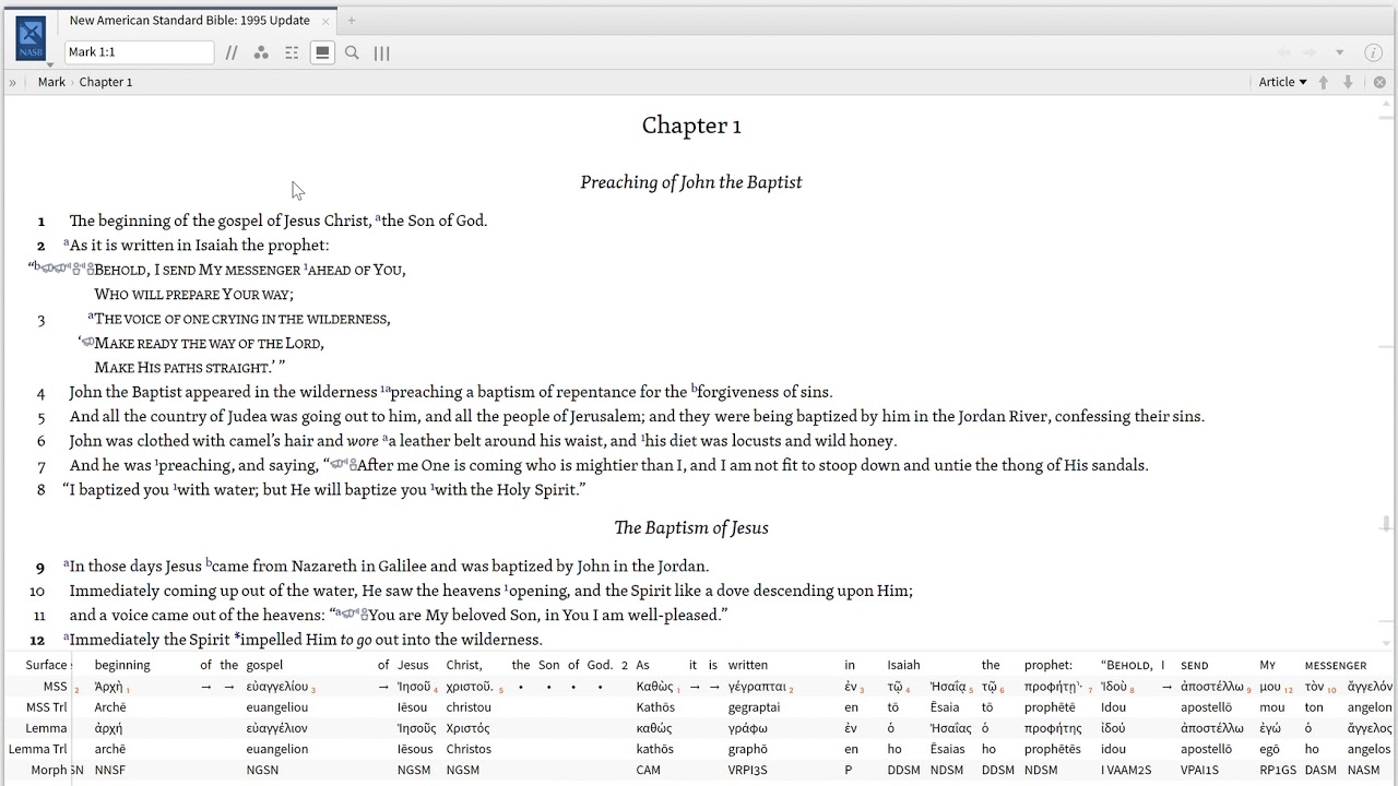 Logos - Reverse Interlinear - YouTube