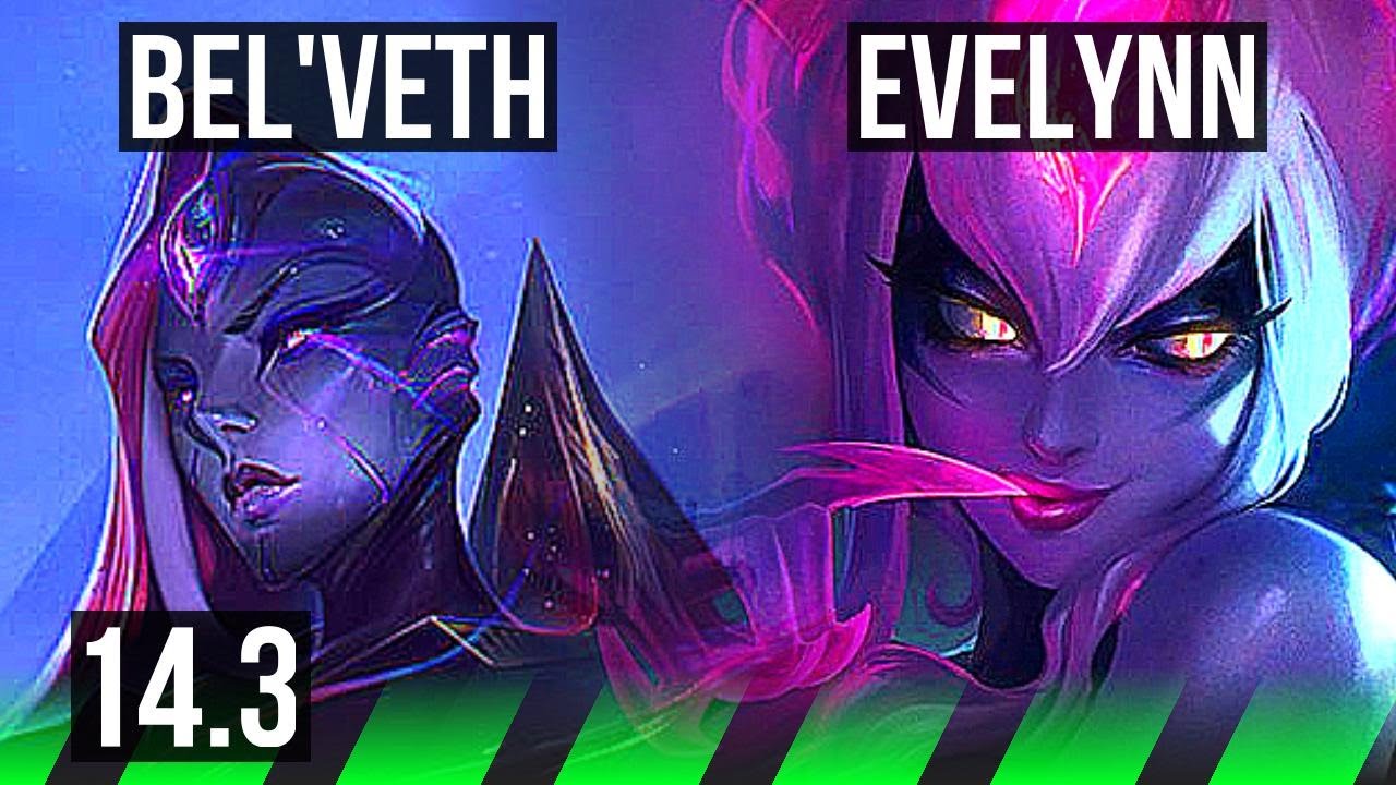 BEL'VETH vs EVE (JNG) | 17/1/8, Legendary, 900+ games | KR Master | 14. ...