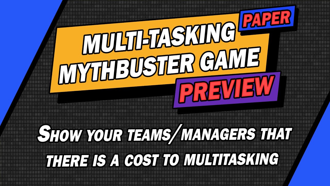 Trailer - Multitasking Myth-buster Game - Paper - YouTube