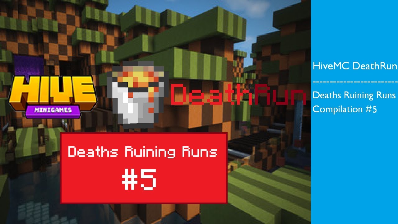 Deaths Ruining Runs Compilation | #5 | HiveMC DeathRun - YouTube