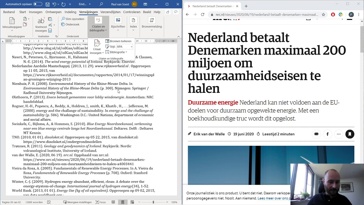 Bronvermelding in Word - YouTube
