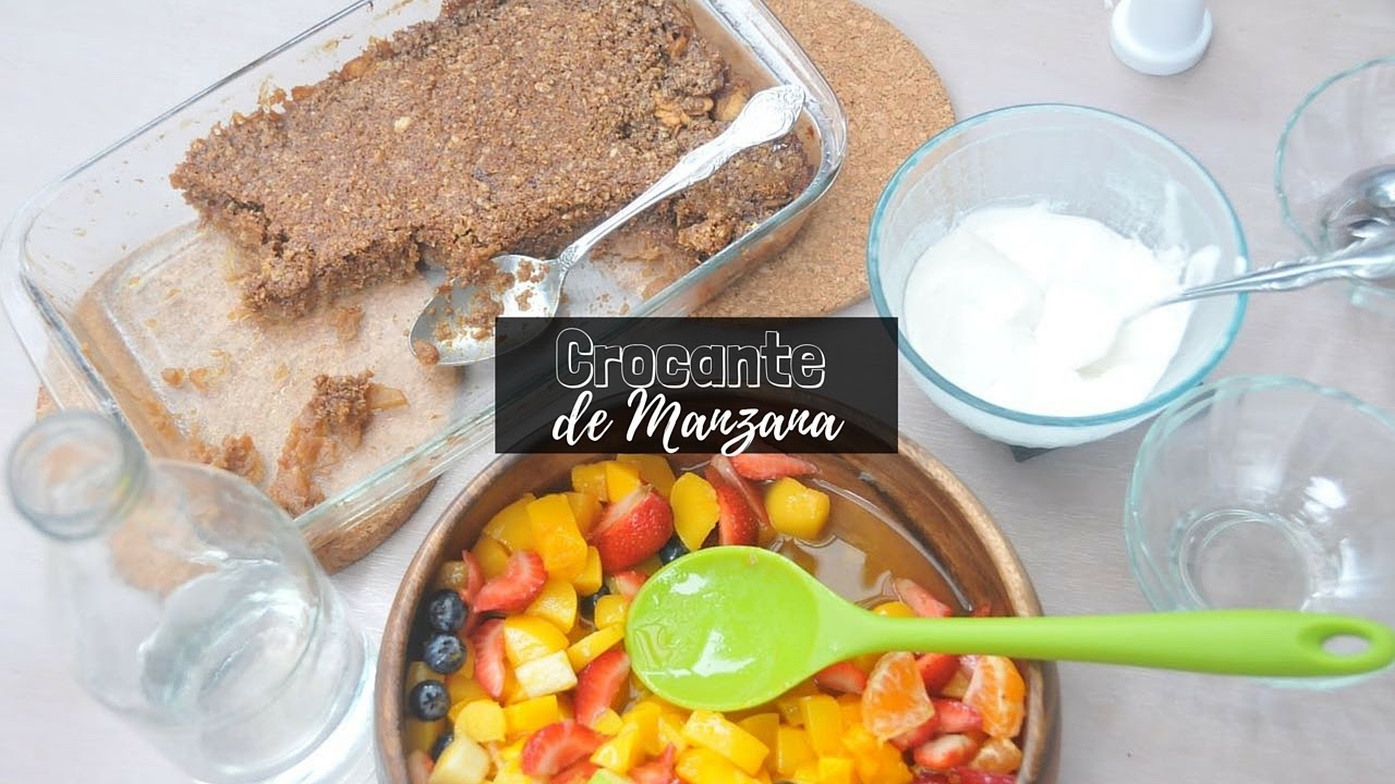Cómo Preparar un Crocante de Manzana Sano, Rico y Fácil | La Espátula ...