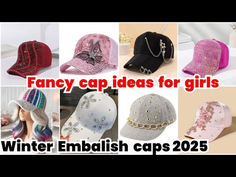 Fancy cap ideas 2025|| New Style Fancy cap|| diy Fancy cap|| beautiful ...