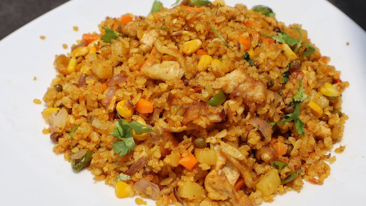 चिउरा बाट बनाएर खानुस यस्तो मिठो खाजा | Cheura pulao| Khaja Recipe| The ...