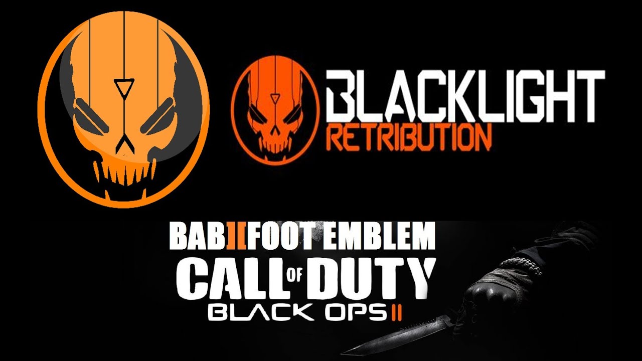 COD Black Ops 2 Emblem Tutorial - Blacklight Retribution - YouTube