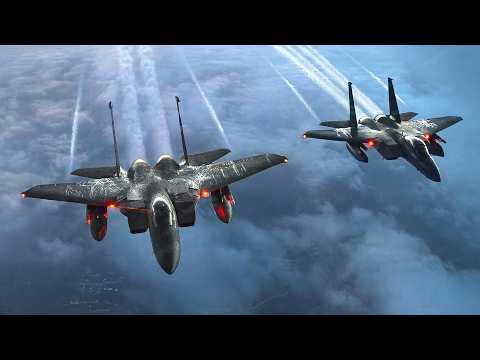 US F-15 Jets Pulling Off Extreme Formation Flights at Full Throttle