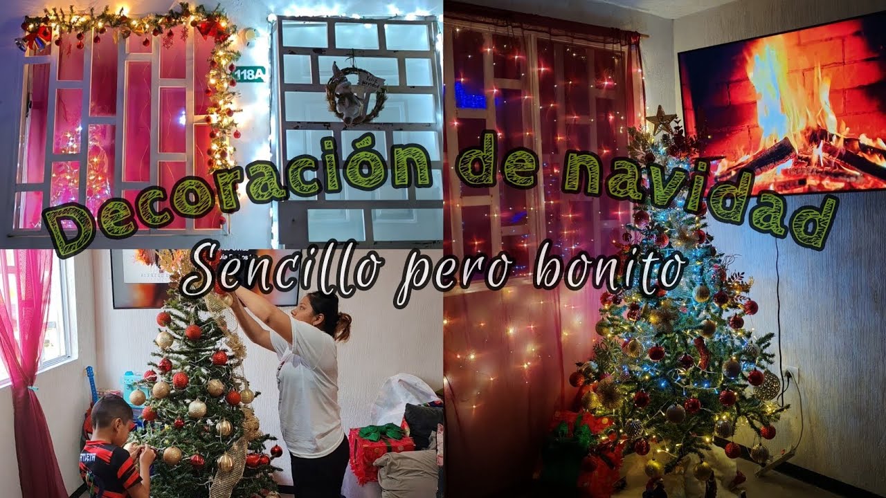 PONIENDO MI ARBOLITO DE NAVIDAD 🎄2025 | DECORACIÓN SENCILLA Y BONITA ️🎅 ...