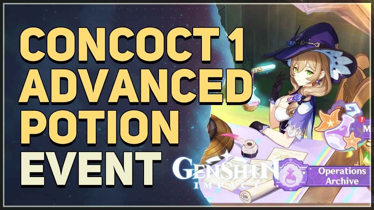 Concoct 1 Advanced Potion Genshin Impact - YouTube