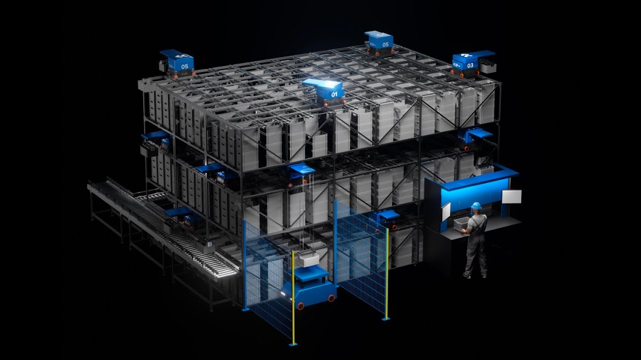 VOLUME DIVE - Container warehouse system - YouTube