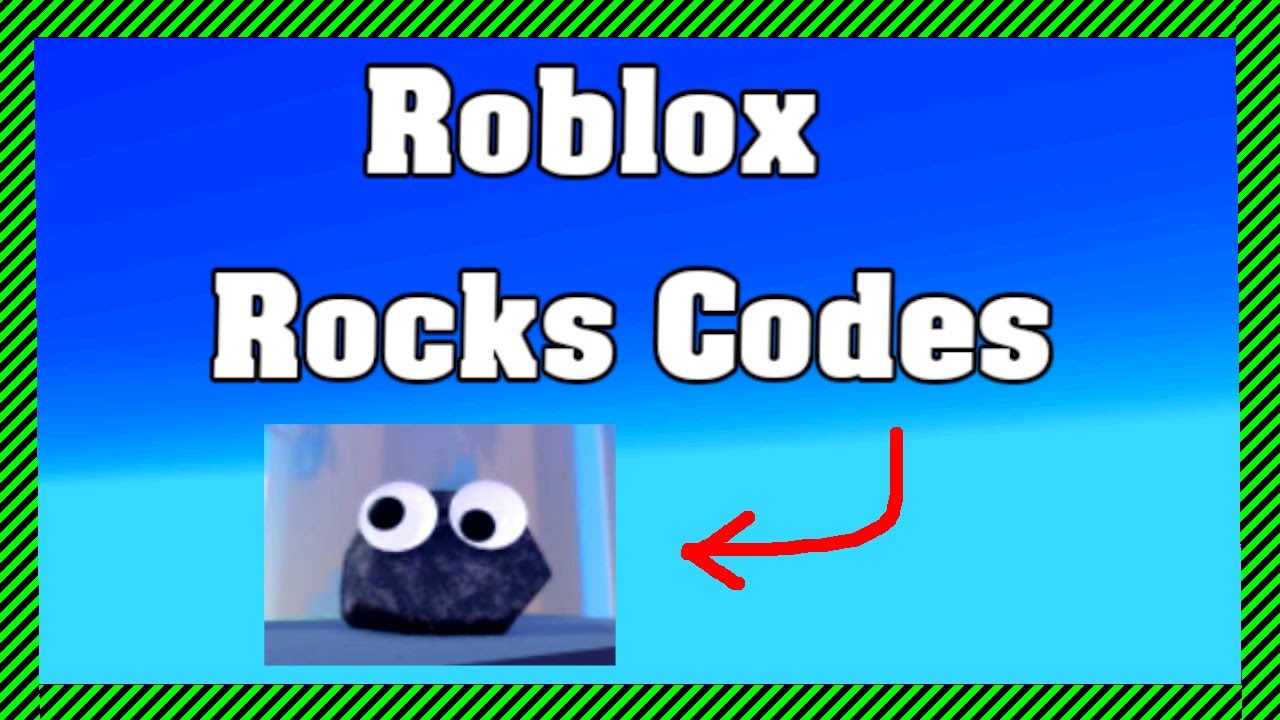 Roblox Rocks Codes ! 😱 - YouTube