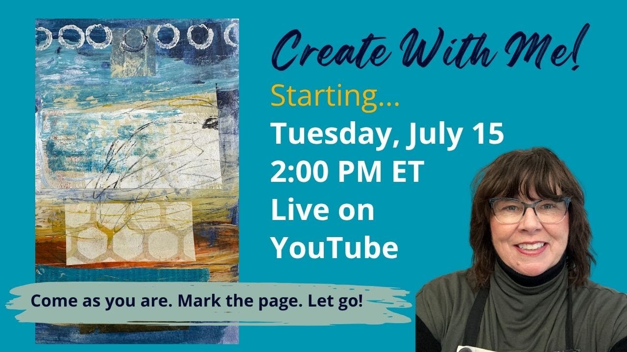 Intuitive Art Journaling: Create with Me! - Live - How to use the art ...
