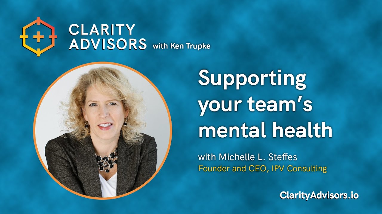 63 Michelle L. Steffes -- Supporting your team's mental health - YouTube