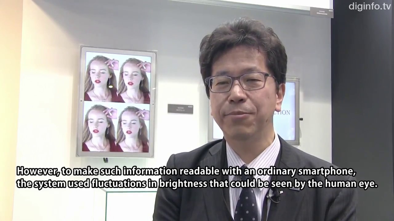 Panasonic Smartphone Optical Data Communication Light ID Technology - Hyper Communications - YouTube