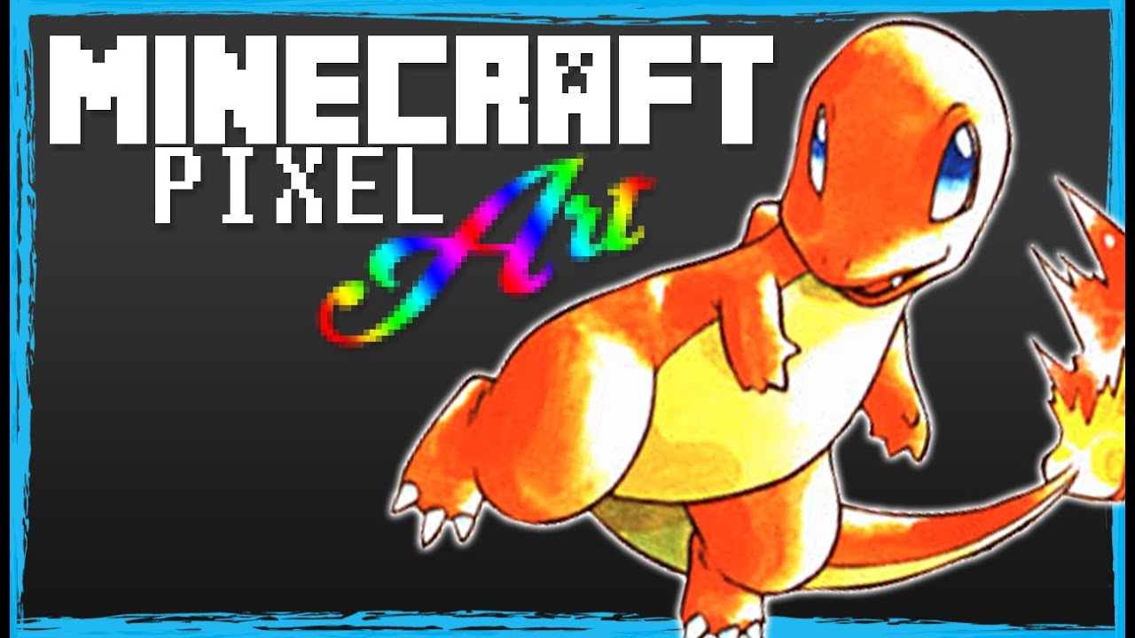 Gen. 1 Charmander - Minecraft Pixel Art - YouTube