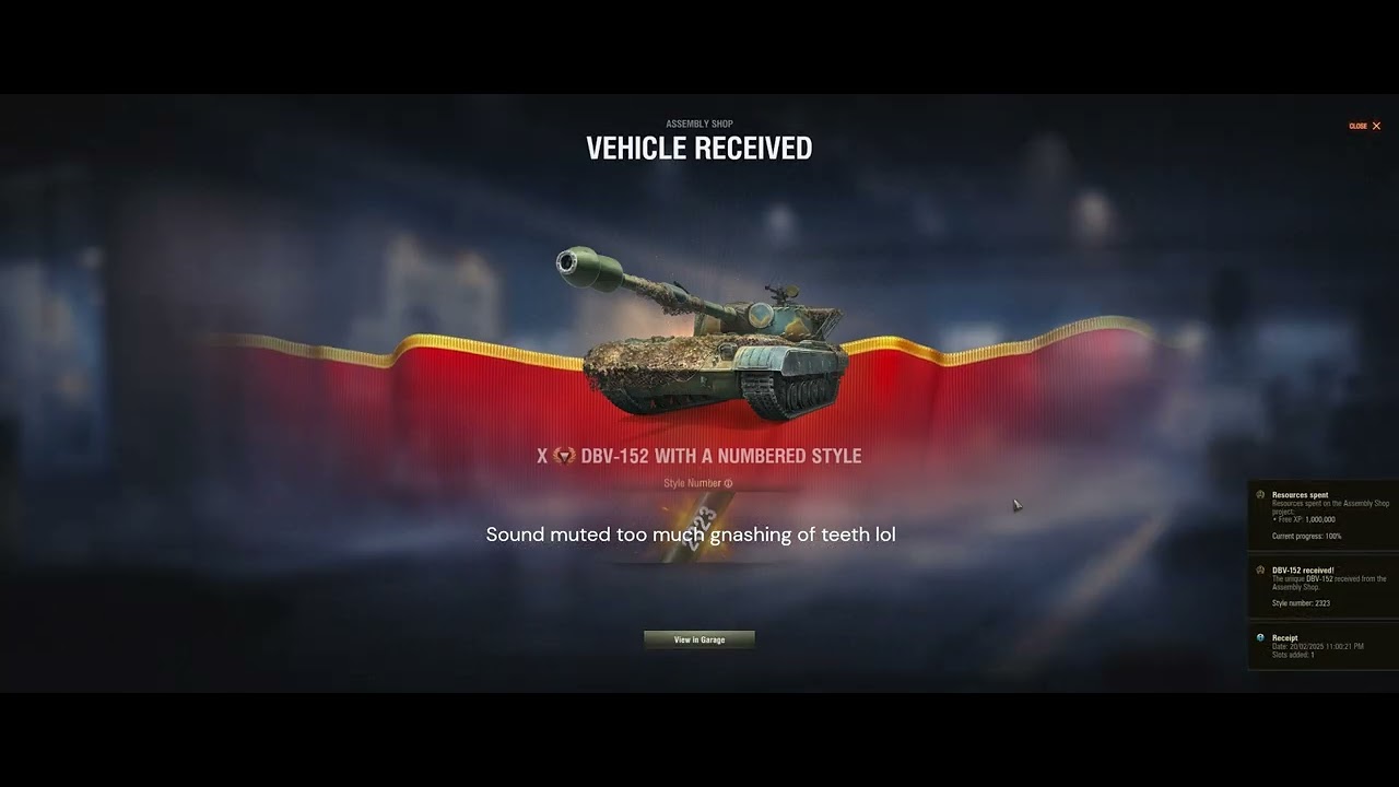 WOT 2025 Assembly Shop Glitch - YouTube