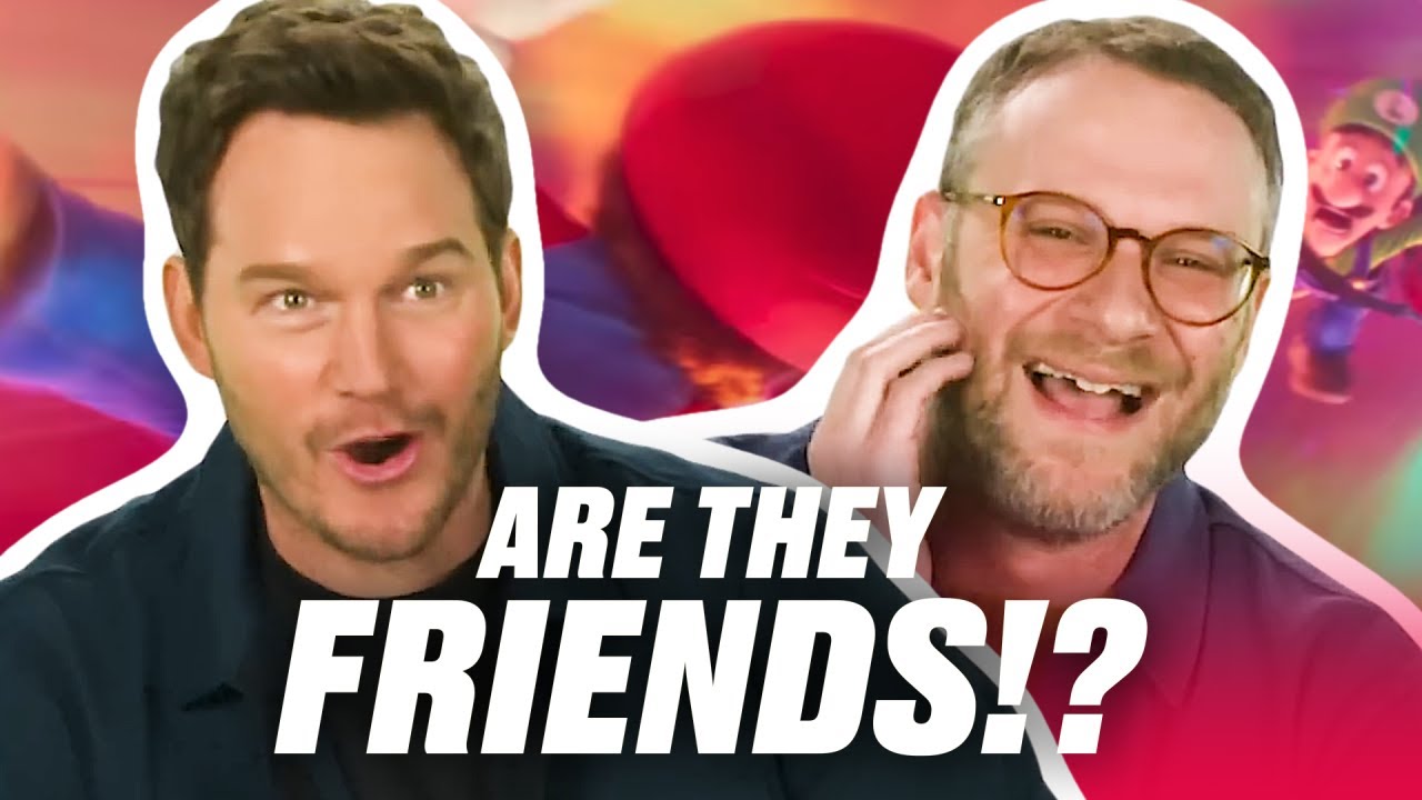 Are Chris Pratt & Seth Rogen REALLY Friends? Super Mario Bros. Movie ...