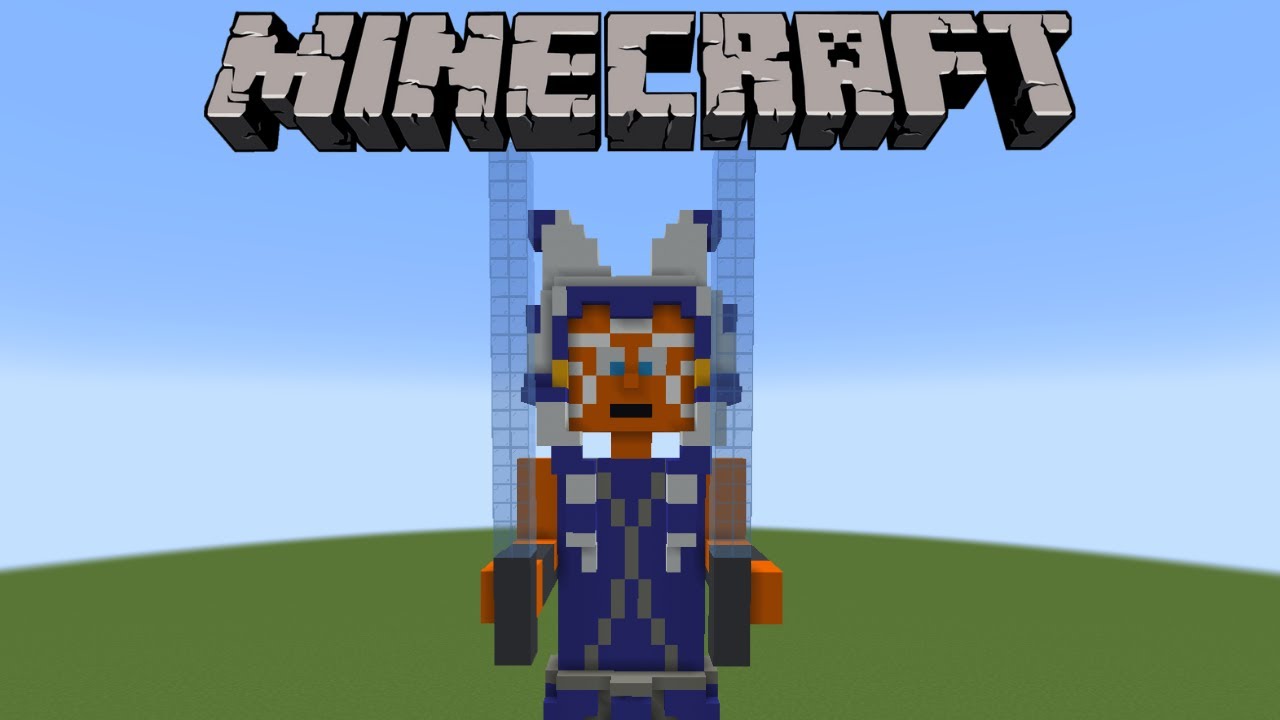 Minecraft How to Build Ahsoka Tano - YouTube