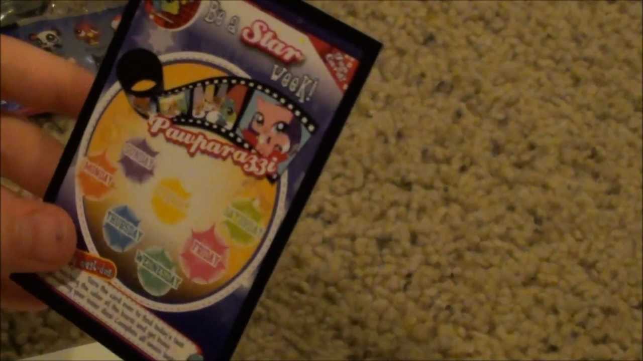 Littlest Pet Shop Trading Card Fun Pack with Tiniest Tiniest LPS Pet ...