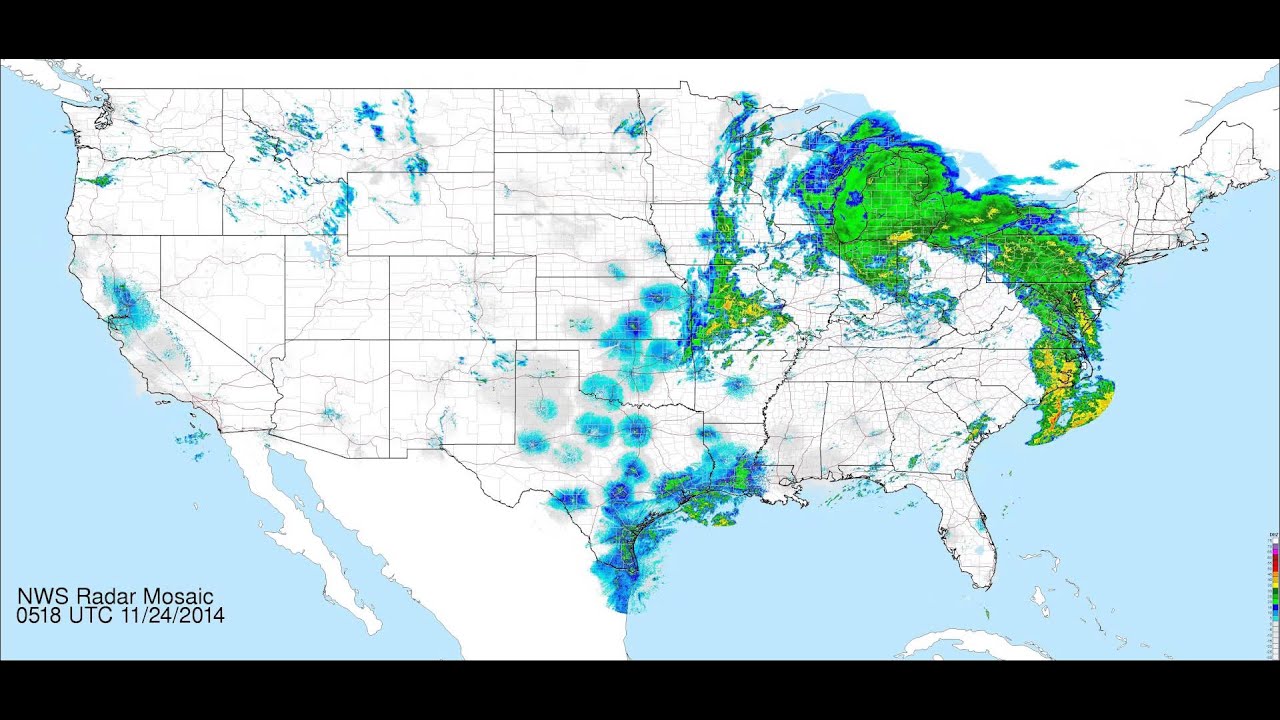 5 Day Weather Radar – Nov. 21 thru Nov. 26 - YouTube
