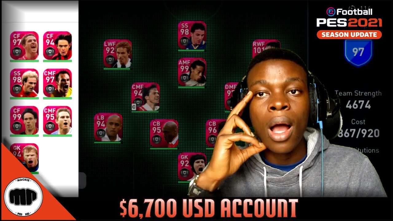 IS THIS THE MOST EXPENSIVE PES MOBILE ACCOUNT? - YouTube