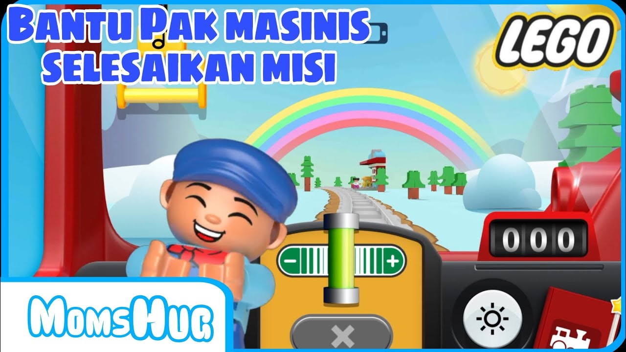 LEGO | Jalan jalan naik kereta | bantu pak masinis selesaikan misi ...