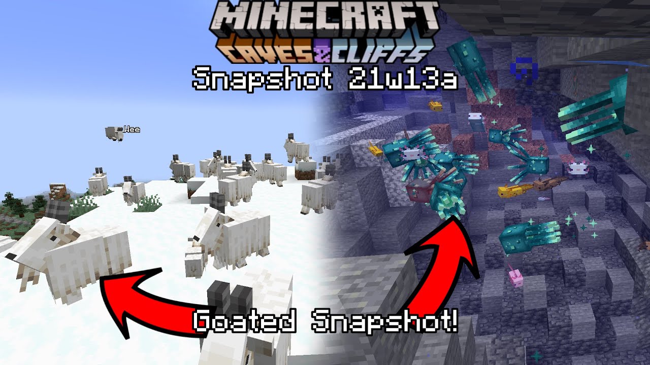 This Snapshot Is GOATED! Minecraft 1.17 Snapshot 21w13a - YouTube