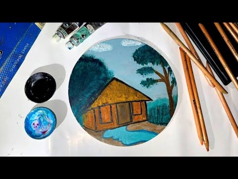 How to make Simple hut 🛖 🖌️🎨 - YouTube