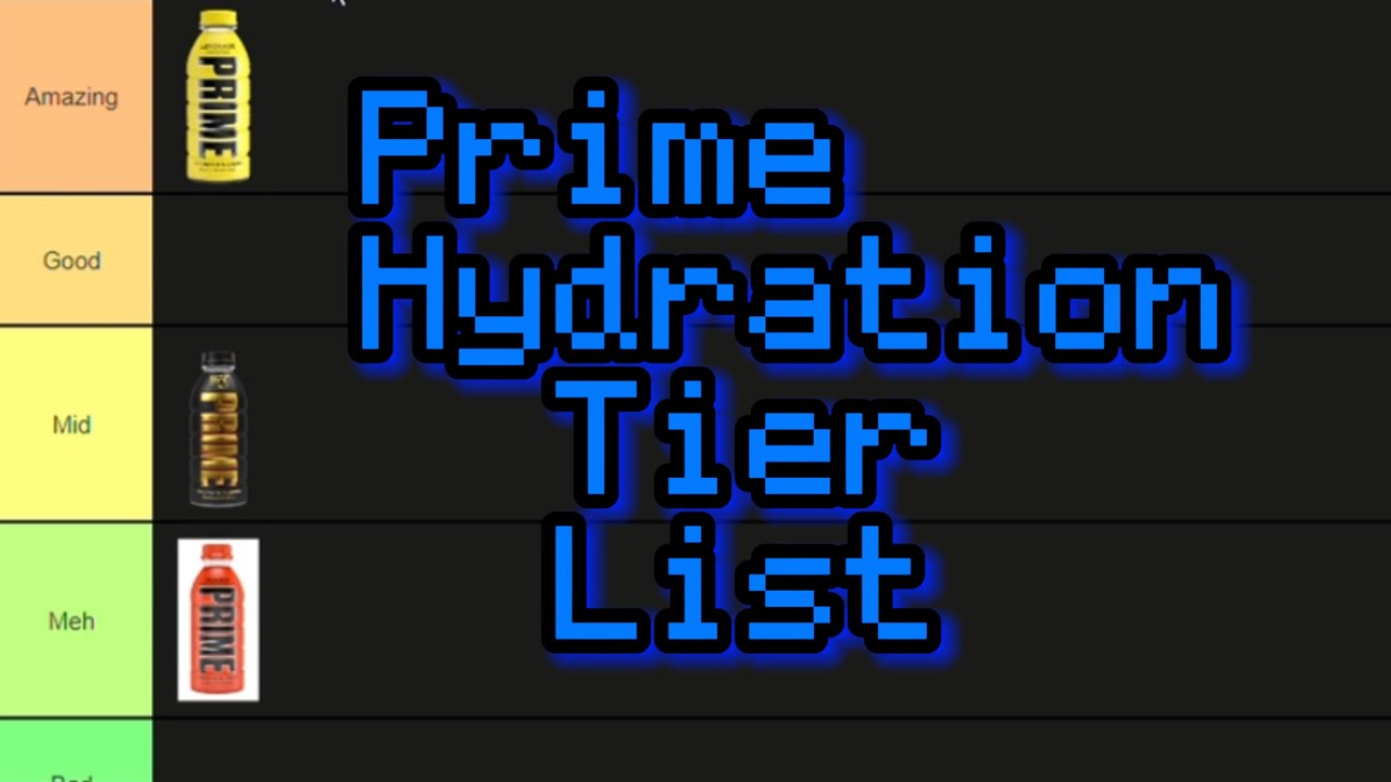 Prime Hydration Tier List! - YouTube