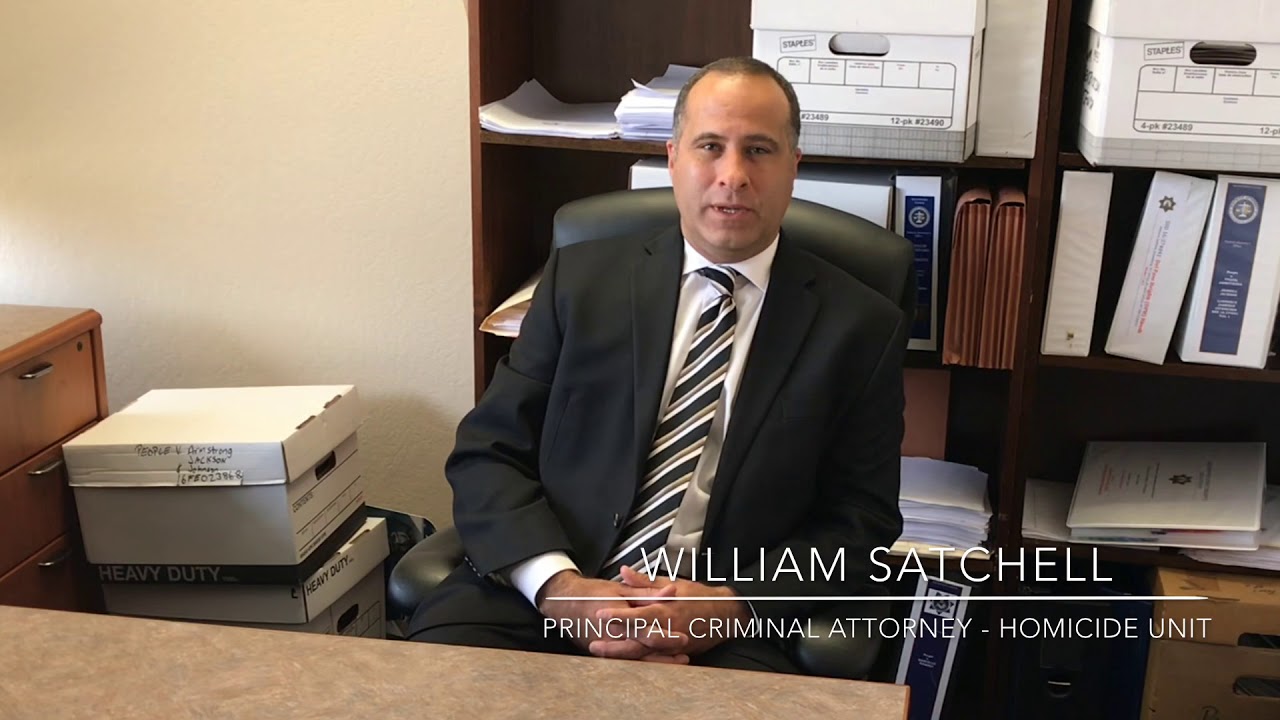 Principal Criminal Attorney William Satchell on working in the Homicide ...