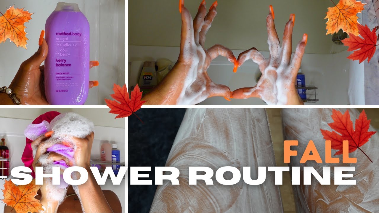 MY FALL SHOWER ROUTINE | Smooth Skin & Favorite Scents - YouTube