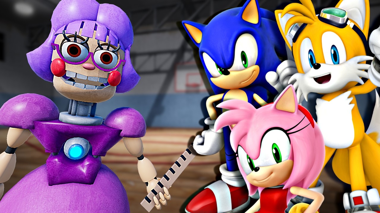SONIC, TAILS, AMY AND KNUCKLES VS ESCAPE MISS-ANITRON'S DETENTION IN ...