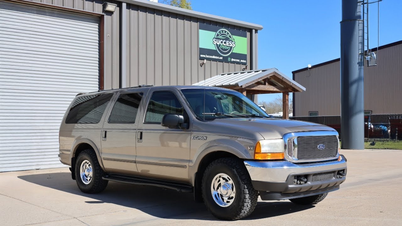 2000 Ford Excursion XLT 2WD V10 - 75K Original miles**Clean! - YouTube