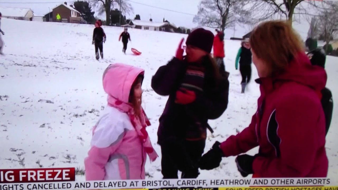 SkyNews Interviewee Hit in Face with Snowball - Glasses Fail - Arkward ...