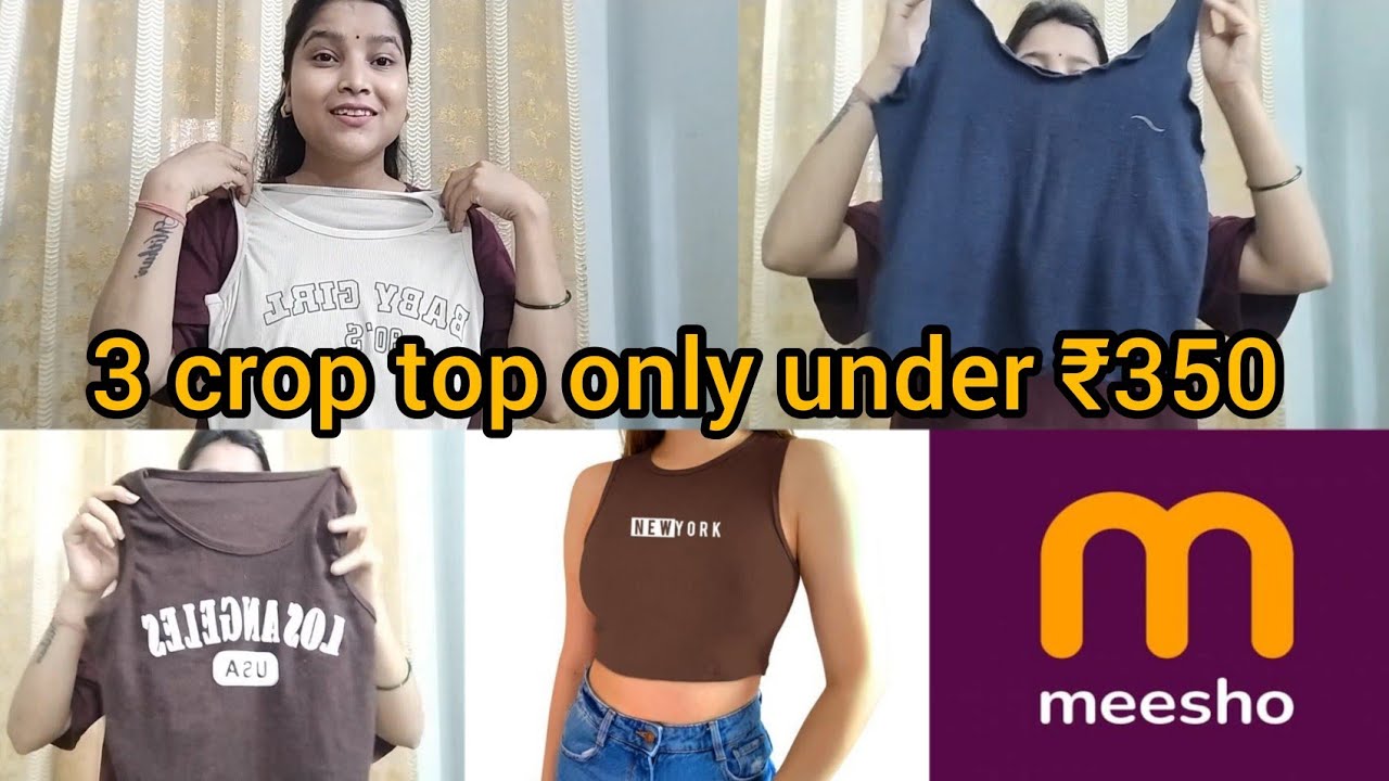 Meesho Crop Top Wow itna Sasta 😍#shotsvideo #archiscorner #top - YouTube