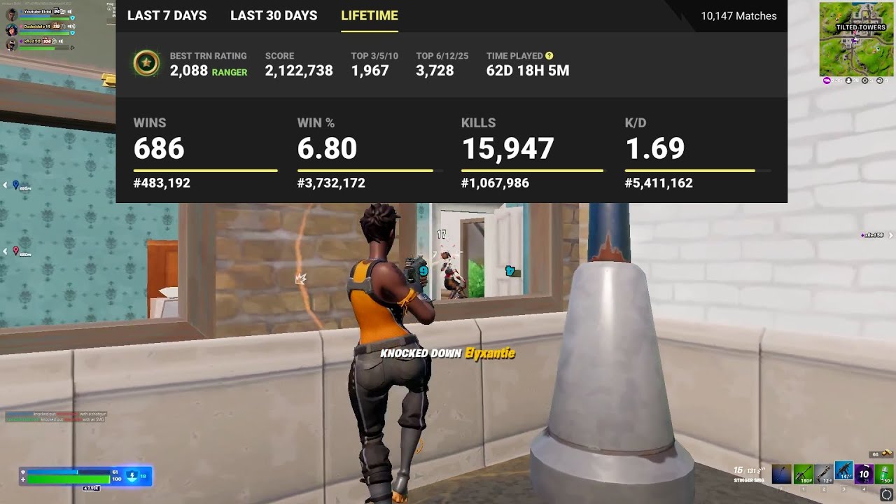 EXPOSING stats in zero build ARENA!? - YouTube