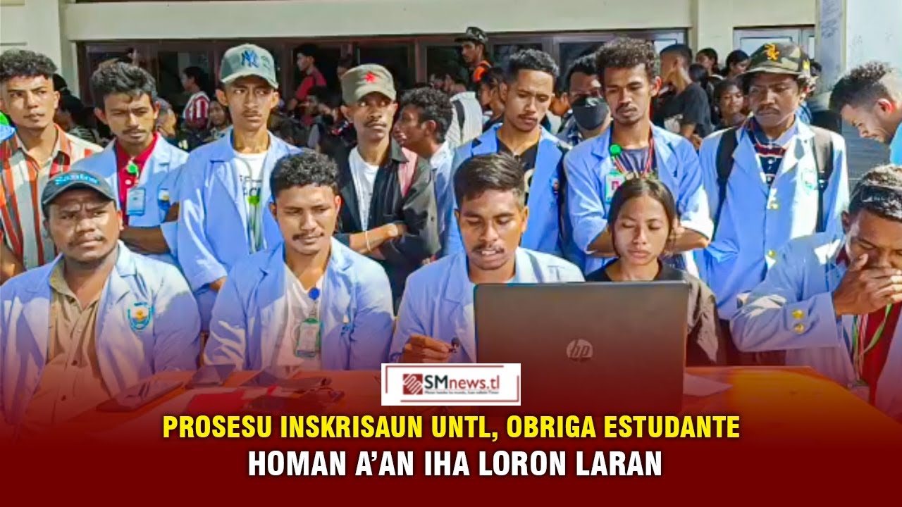Prosesu Inskriasaun UNTL, Ubriga Estudante Homan A'an Iha Loron Laran ...