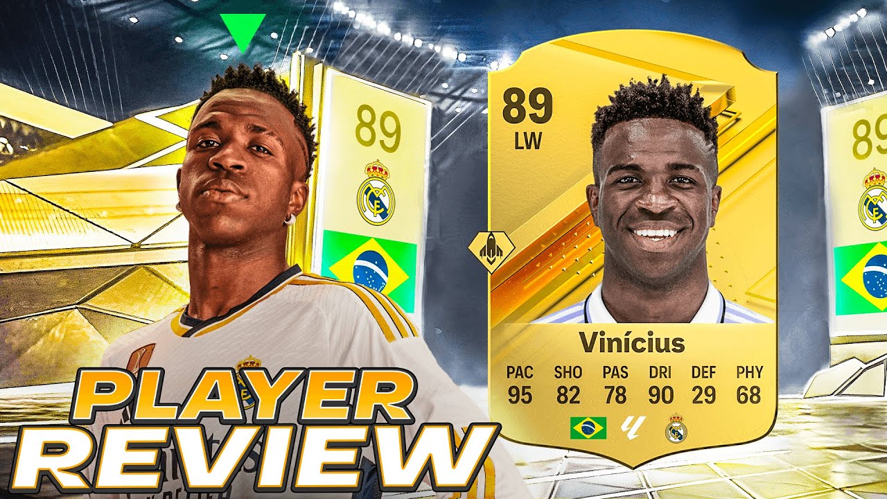 🔥89 VINICIUS JUNIOR PLAYER REVIEW - EA FC 24 ULTIMATE TEAM - YouTube