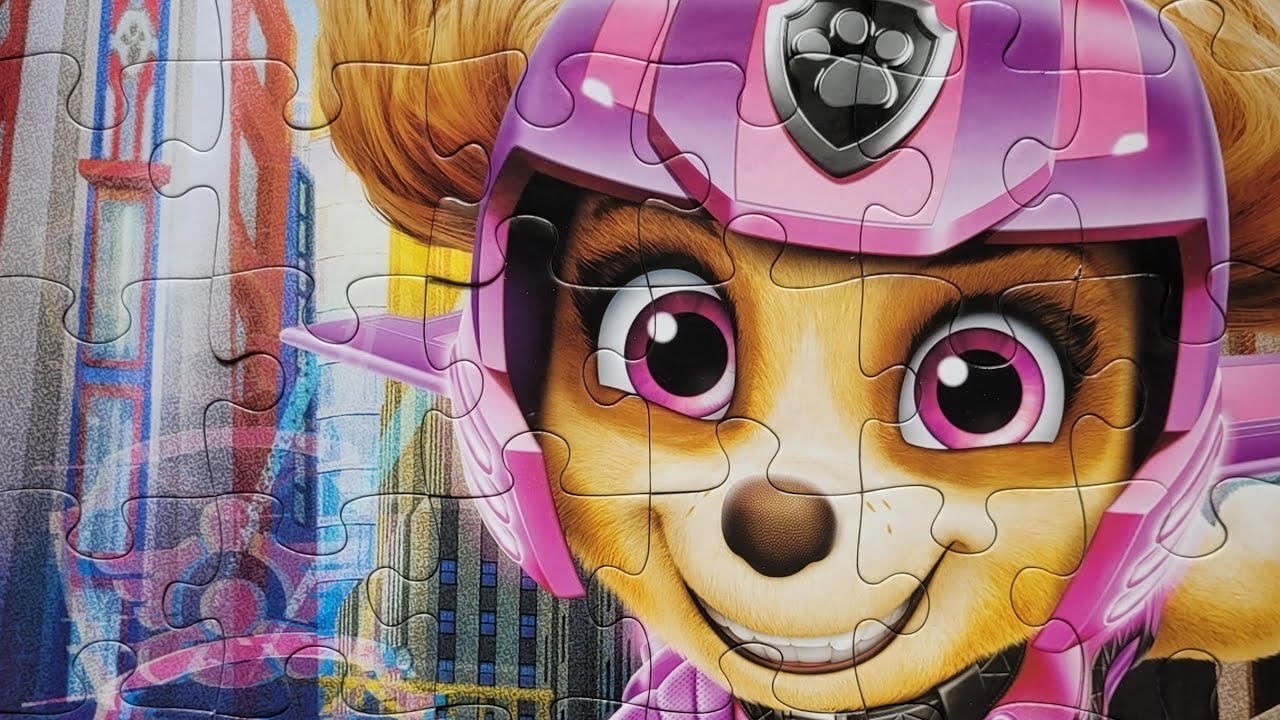 Skye Paw Patrol The Movie | Mega Pack Puzzle | Hanna&Dad - YouTube