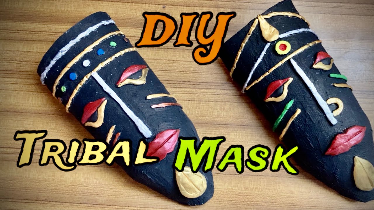 #10TIPS I Tribal mask making I tribal mask from plastic bottle I Wall ...