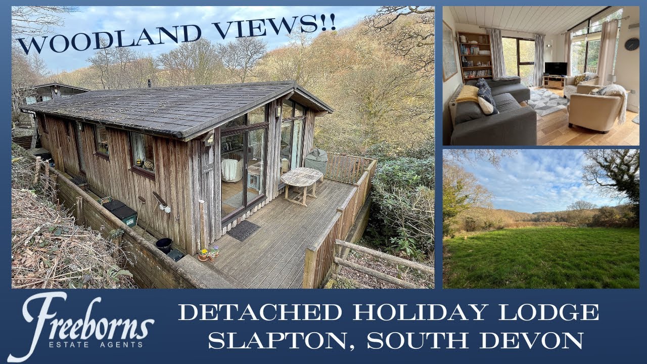 Detached Holiday Lodge Set In A Peaceful Woodland Setting Close To ...