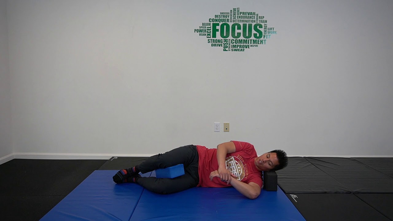 Passive Range Lift Off Shoulder Internal Rotation - YouTube