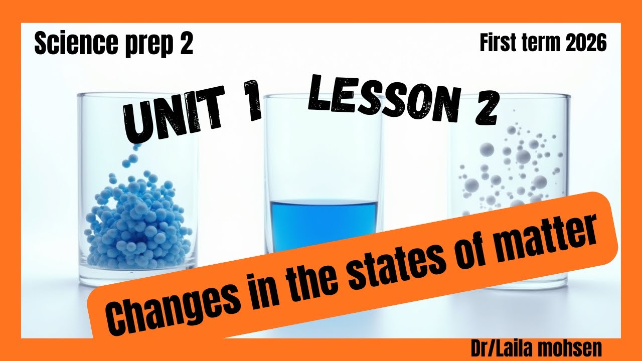 Science prep 2/First Term /Unit 1/Lesson 2/Change in the states of ...