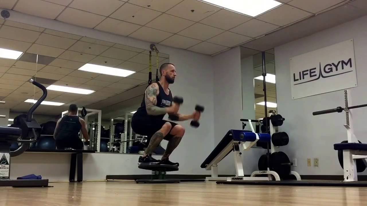 The Best Full Body Workout | Static Squat Hammer Curls - YouTube