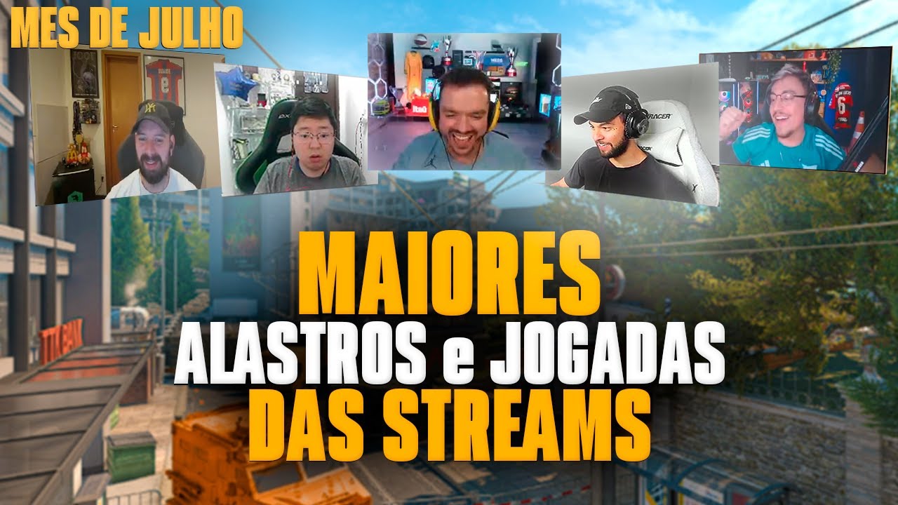 Os maiores ALASTROS e Jogadas do mês de Julho na Tribo e Streams BRs de ...