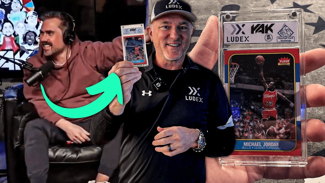 Pulling the BEST Michael Jordan Rookie Card with Barstool Yak - YouTube