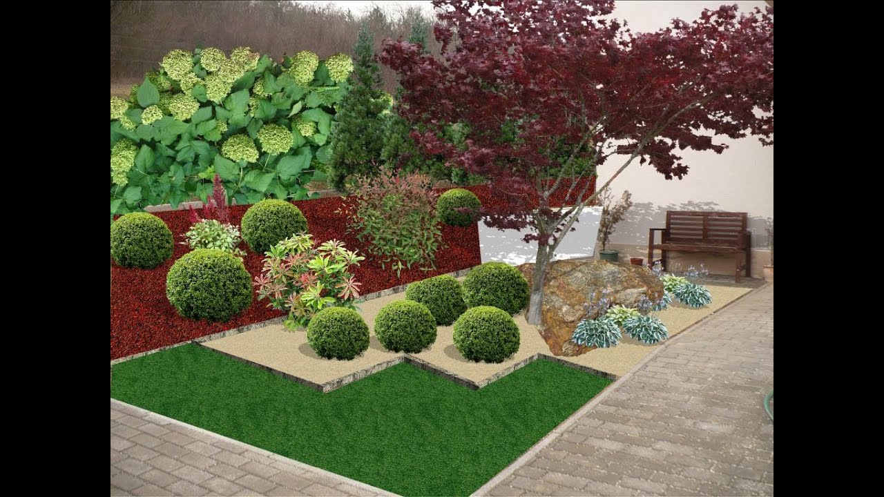 Modern kert 3D-s kerttervtől a megvalósításig Ürömön - YouTube