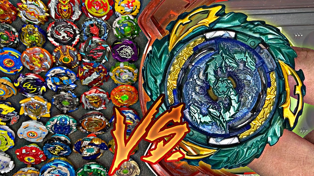 VANISH COBRA VS TODOS OS BEYBLADES BURST TURBO SLINGSHOCK DA COLEÇÃO ...